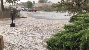 Albuquerque hit with thunderstorm, heavy hail (video) - ItemFix