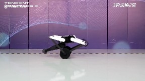 Chinese tech company unveils wheel-legged robot that can jump and do ...