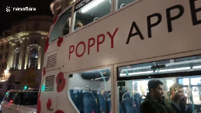 Poppy bus in London marks Remembrance Sunday (video) - ItemFix