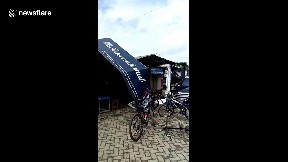 Residents flee as helicopter downdraft shatters trees in Indonesia ...